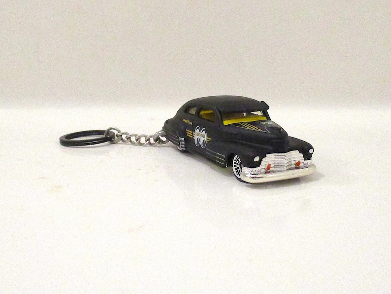 1947 Chevy Fleetline Lowrider Black Keychain,mooneyes Goodyear, - Etsy