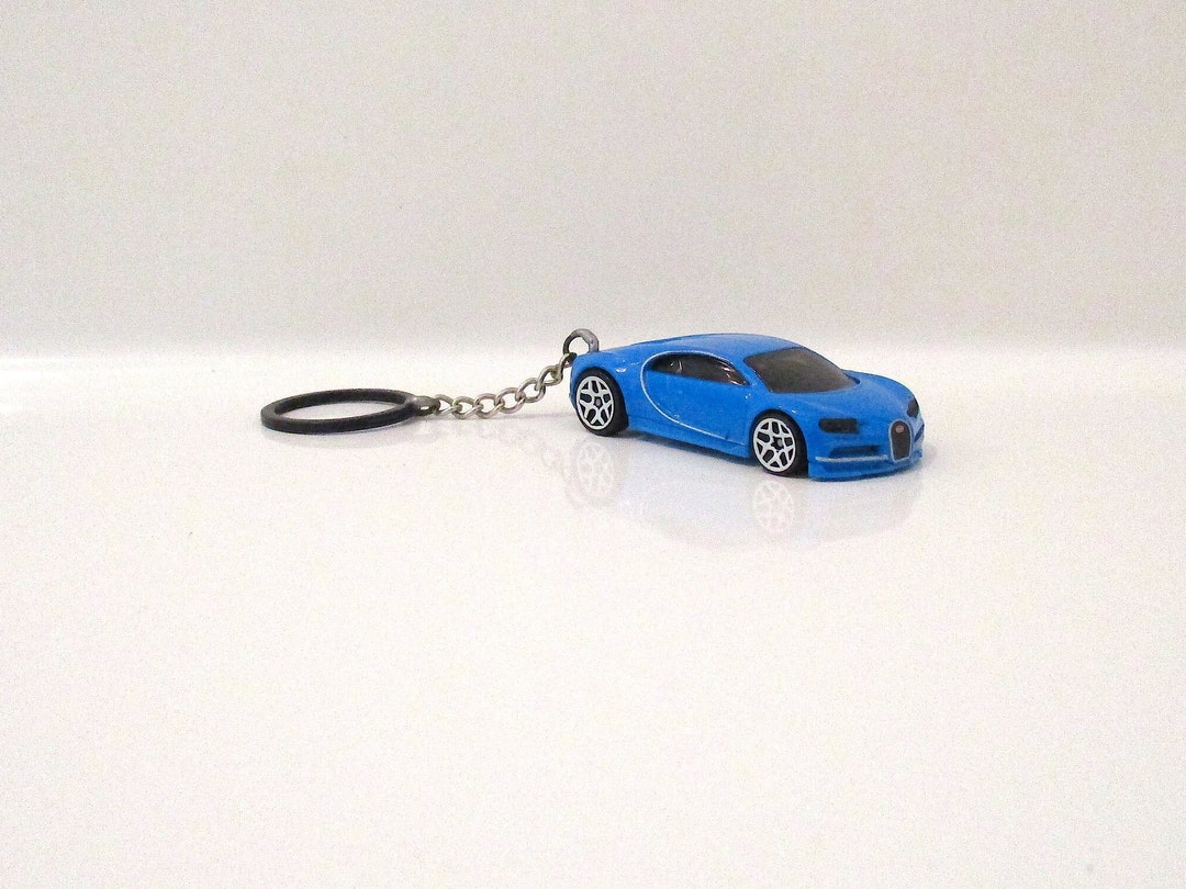 2016 BUGATTI CHIRON Blue White Keychain, - Etsy