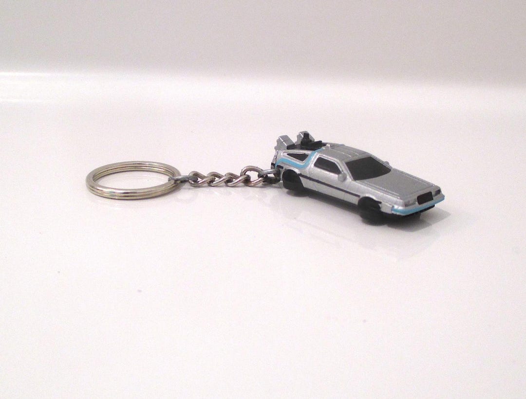 1981 Delorean DMC-12 FLYING Silver Keychain, - Etsy