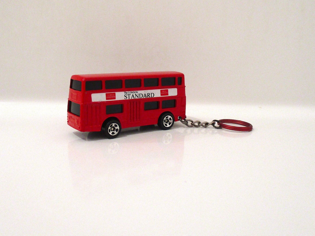 Double Decker Bus Keychain, - Etsy