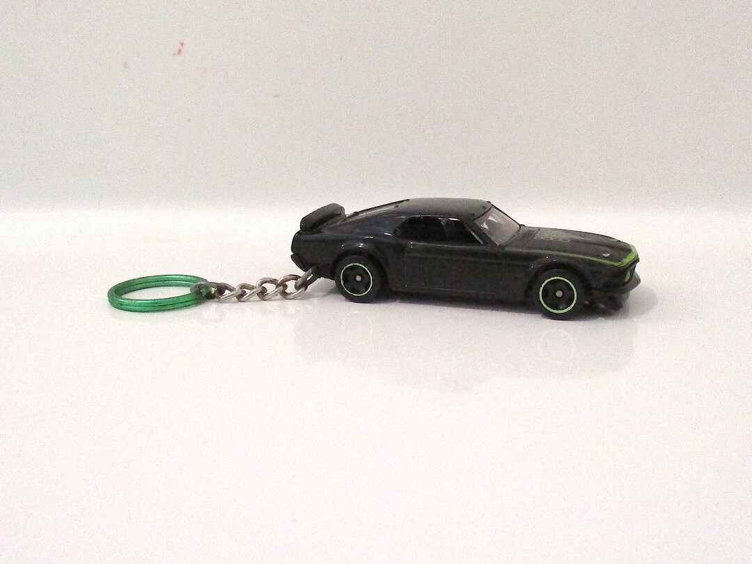 1969 Ford Mustang Boss 302 Black Keychain, - Etsy