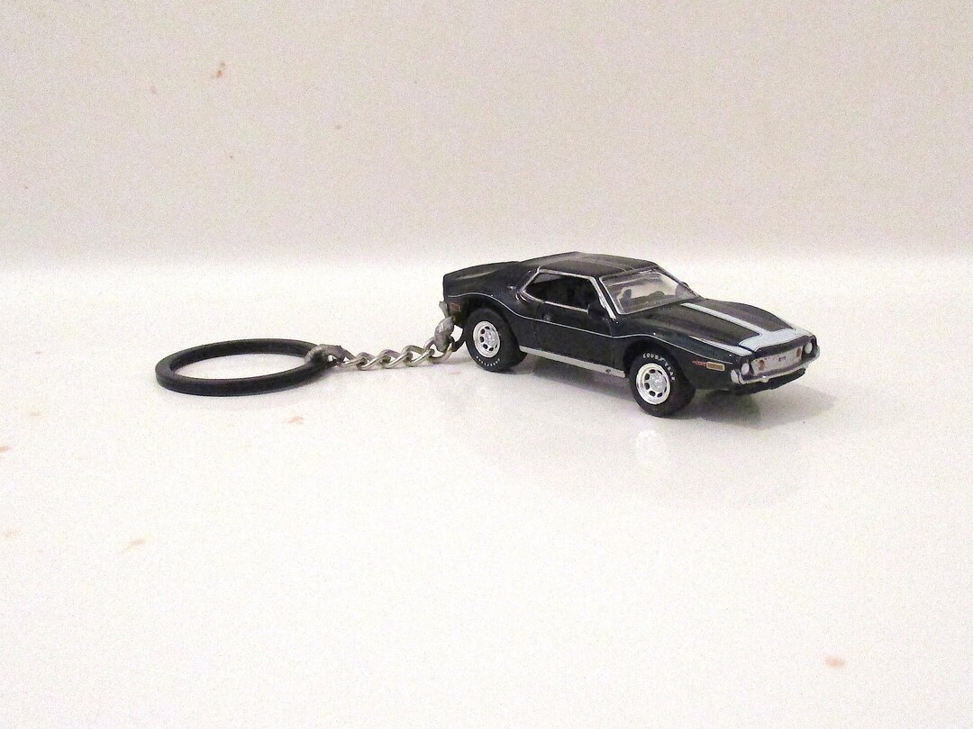 1971 AMC Javelin AMX Dragster Black Keychain, - Etsy
