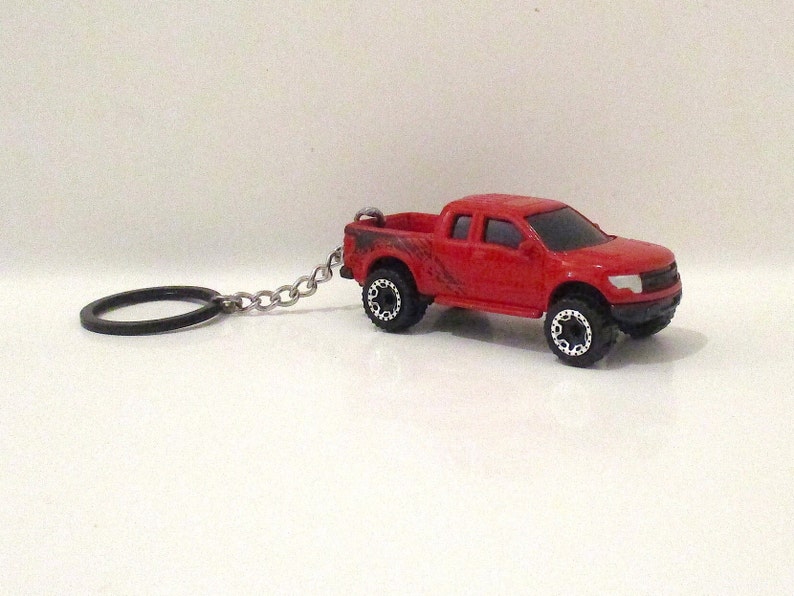 Ford F-150 RAPTOR SVT Red Truck Keychain, - Etsy