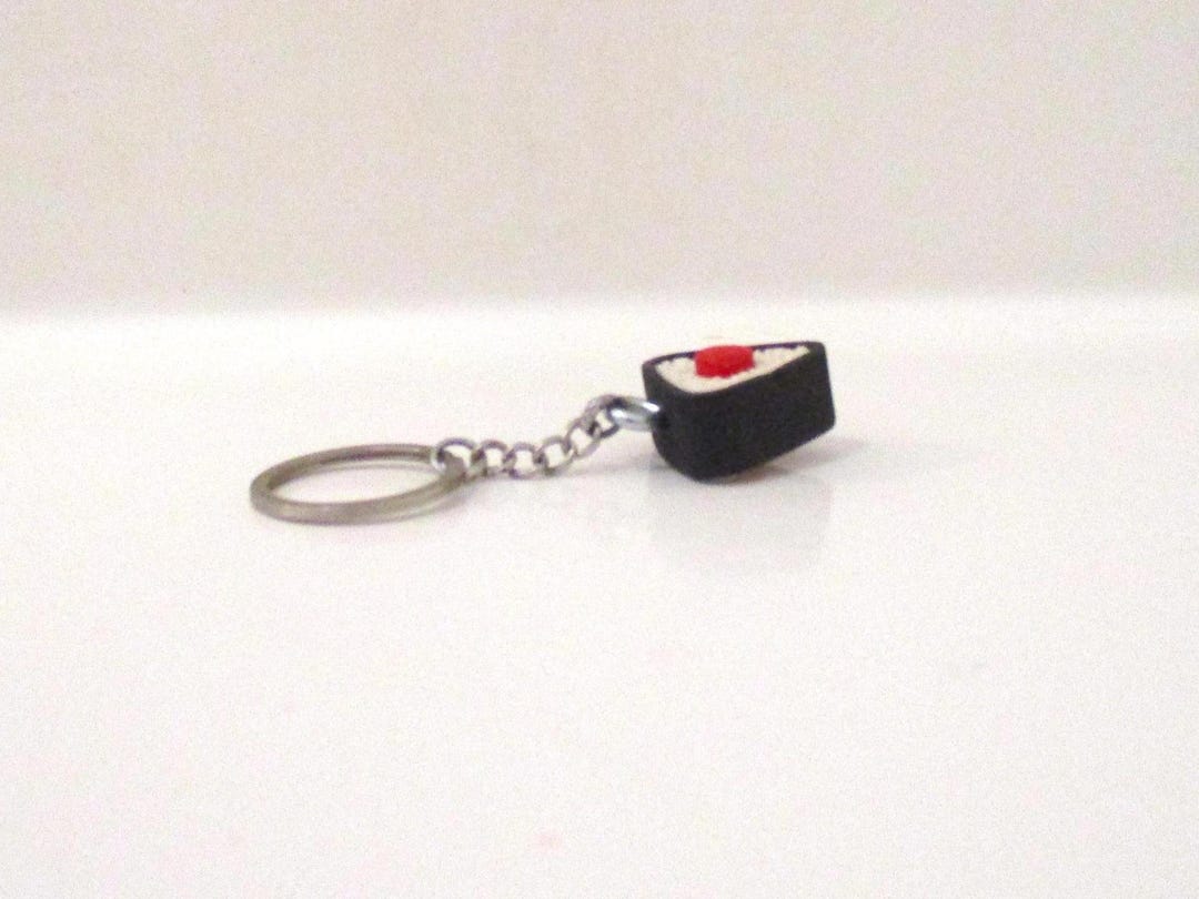Onigiri Tuna Keychain, Plain Japanese Rice Ball, Triangle Asian Meal ...