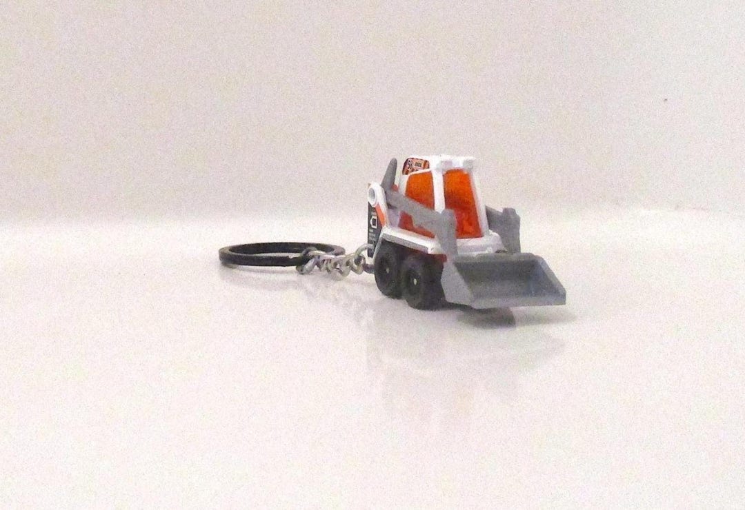Bobcat SKIDSTER WHITE Keychain, - Etsy