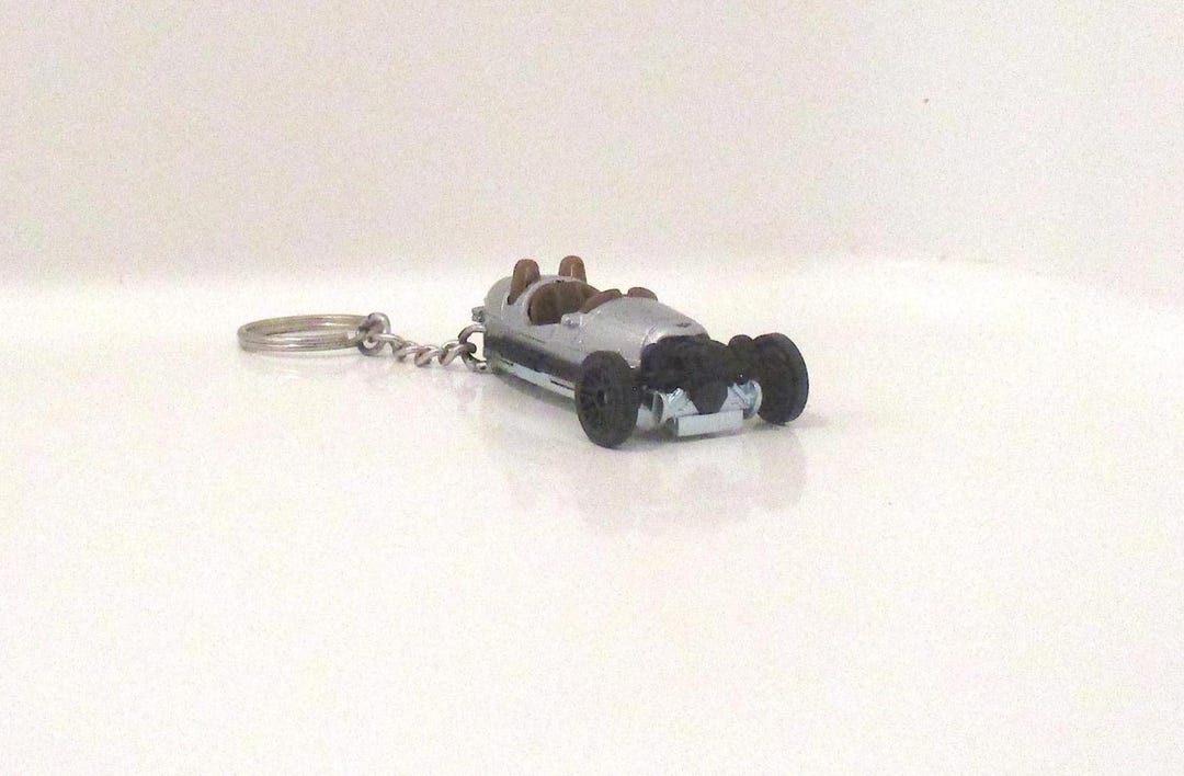MORGAN 3 WHEELER Silver Keychain, - Etsy