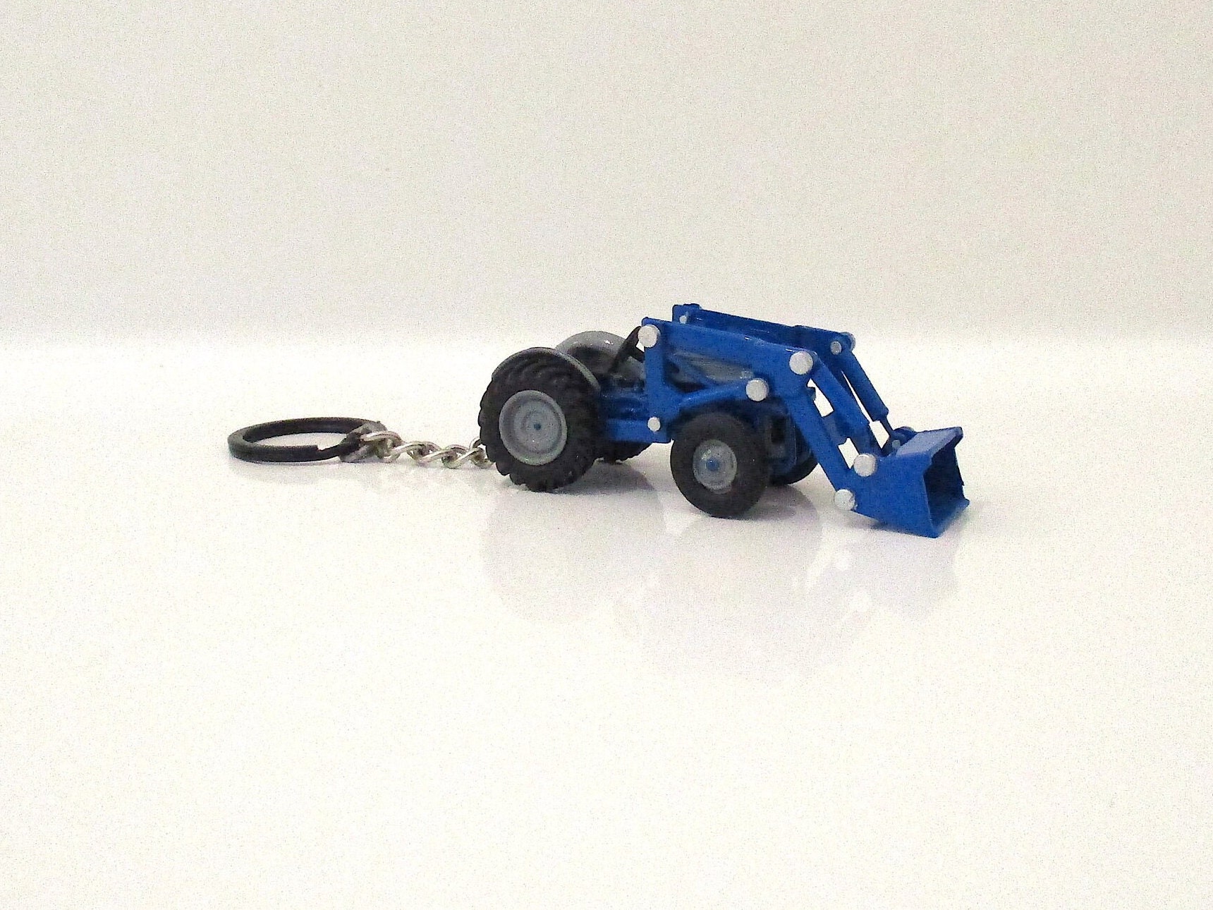 1952 Ford 8N Tractor With Front Loader in Blue and Gray Keychain, - Etsy