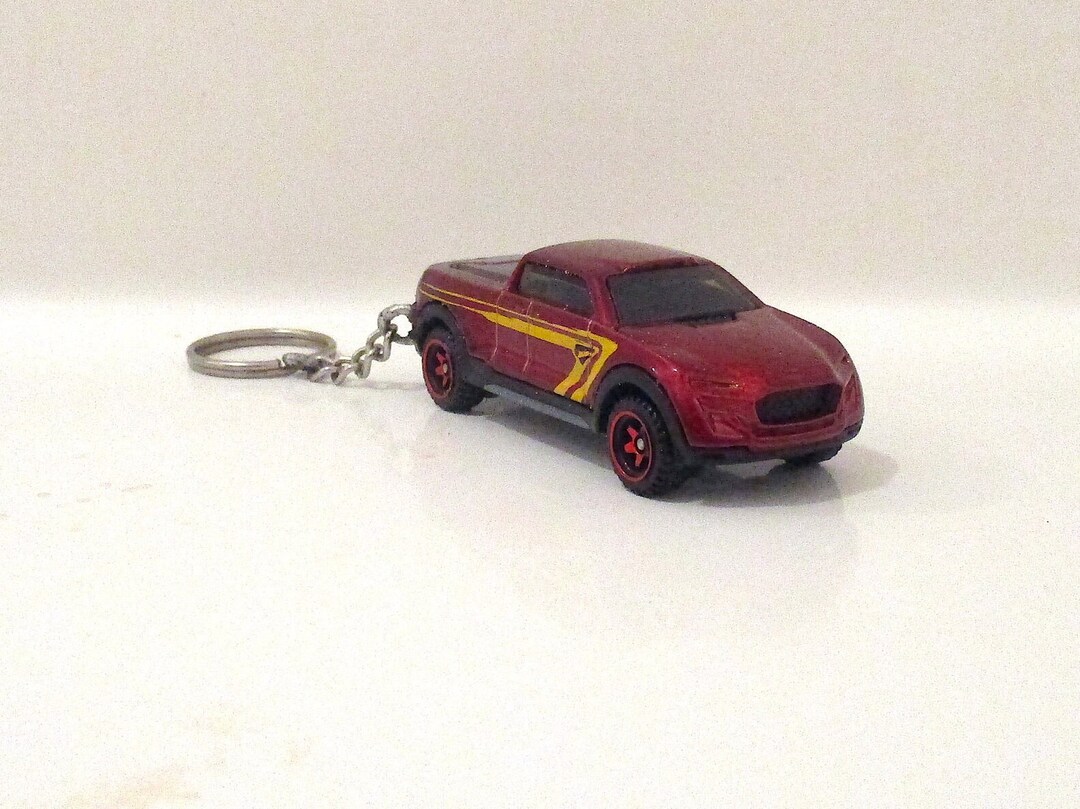 2-tuff Quad Cab Truck RED Keychain, - Etsy
