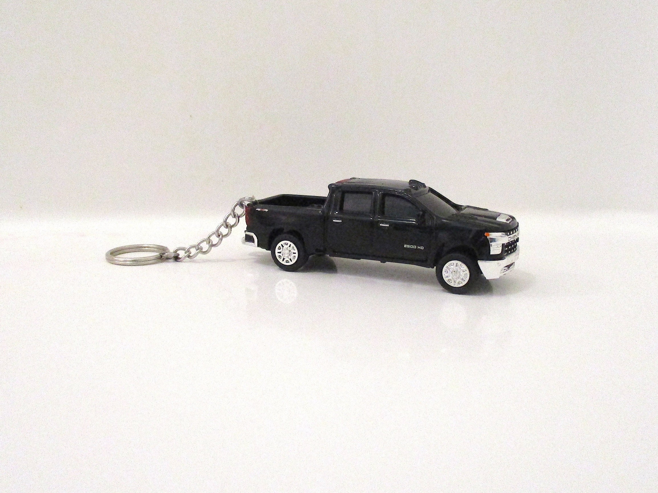 2020 Chevry Silverado 2500HD Black Truck Keychain, - Etsy