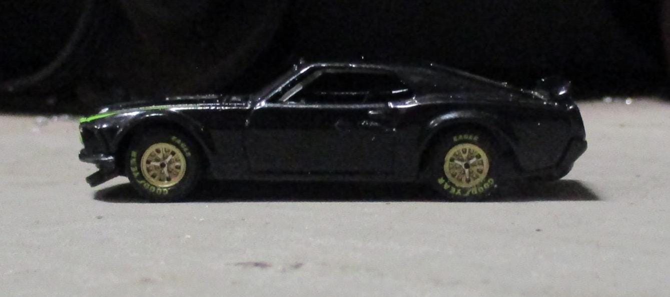 1969 Ford Mustang Boss 302 Black Keychain, - Etsy