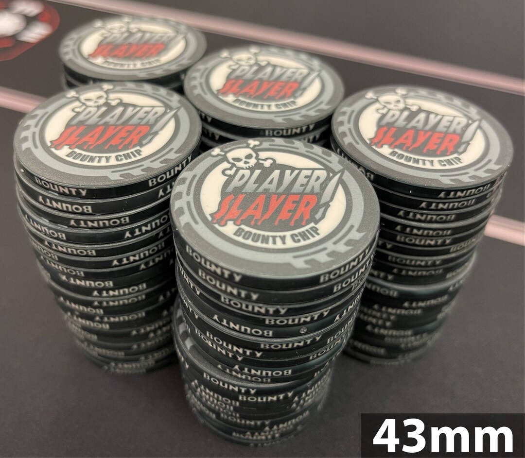 Player Slayer Bounty Poker Chips for Tournaments and Home Cash Games ...