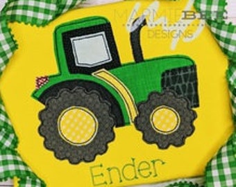 Tractor Applique | Etsy