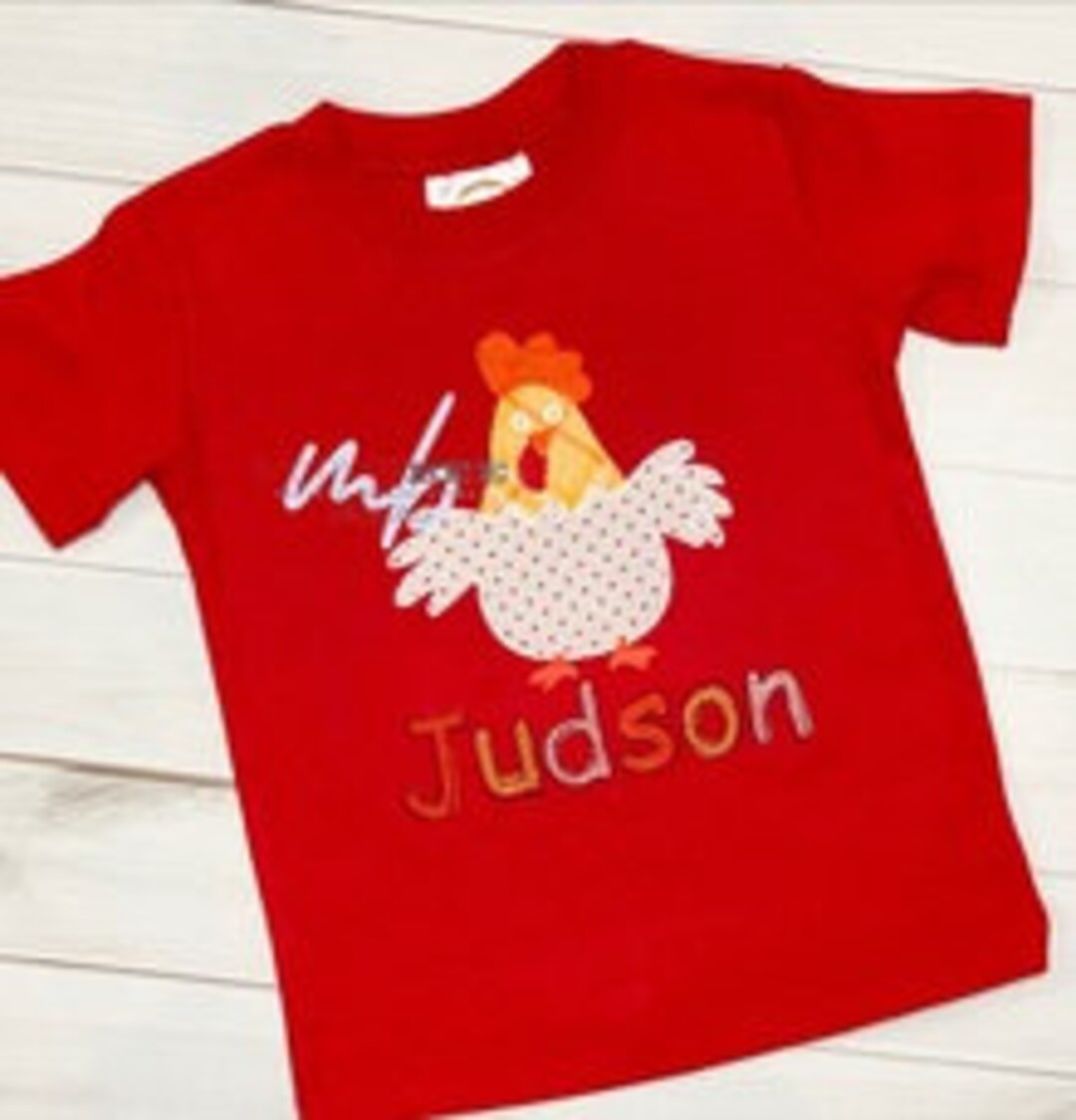 Funky Chicken Applique Quick Stitch Embroidery - Etsy