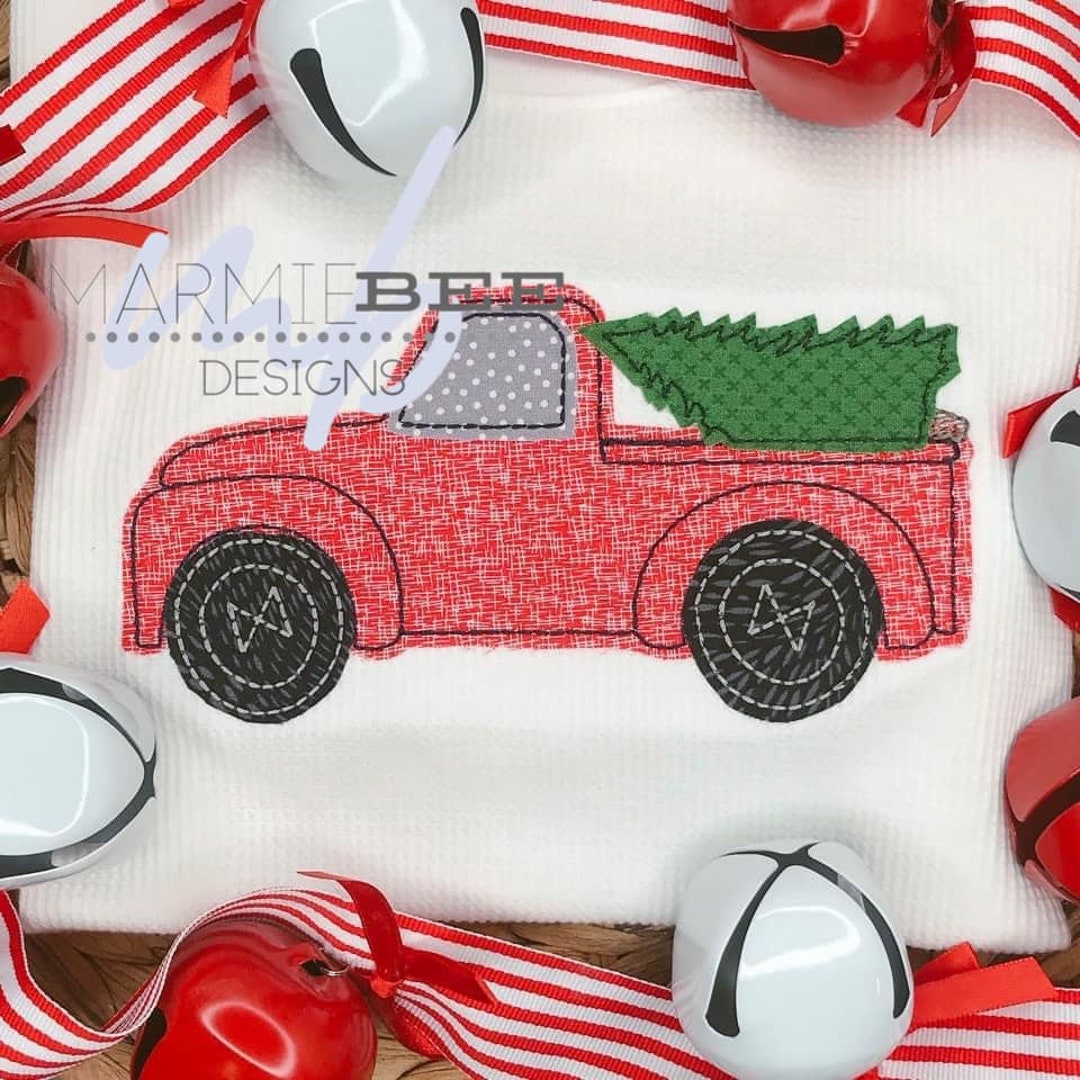 Tree Truck Applique - Etsy