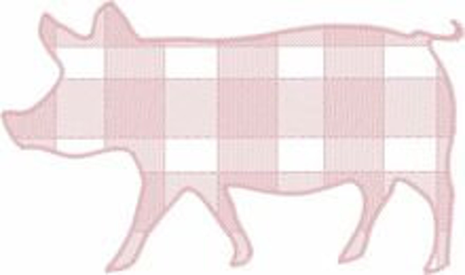 Checkered Pig - Etsy
