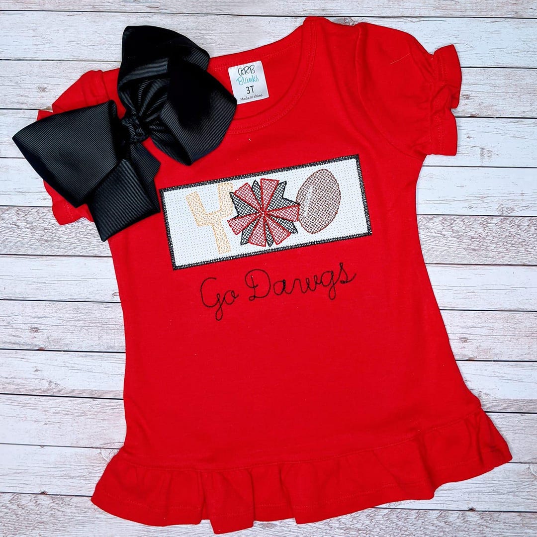 Faux Smocked Cheer Trio Embroidery - Etsy