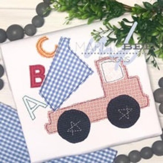 Letter Dump Truck | Etsy