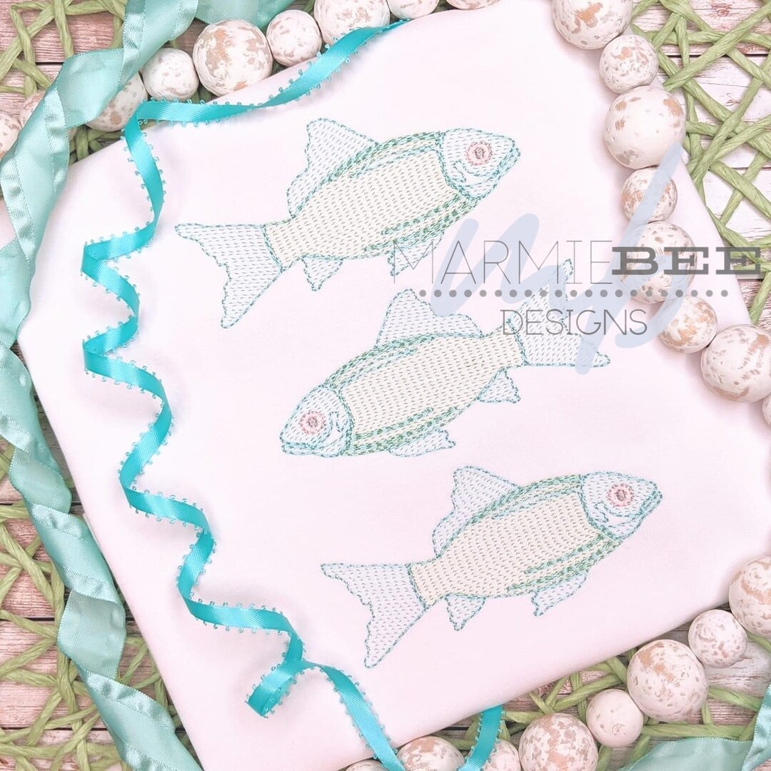 Vintage Fish Stack - Etsy