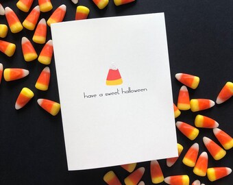 INSTANT DOWNLOAD! Print at Home! Cute Halloween Candy Corn Pun Greeting ...