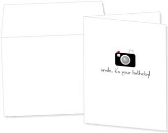 Camera Greeting Card - Etsy