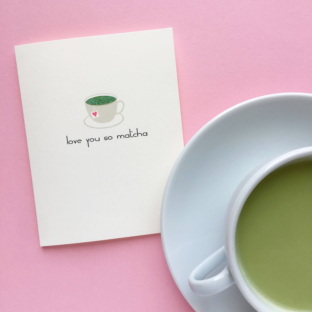 Matcha Greeting Card - Etsy