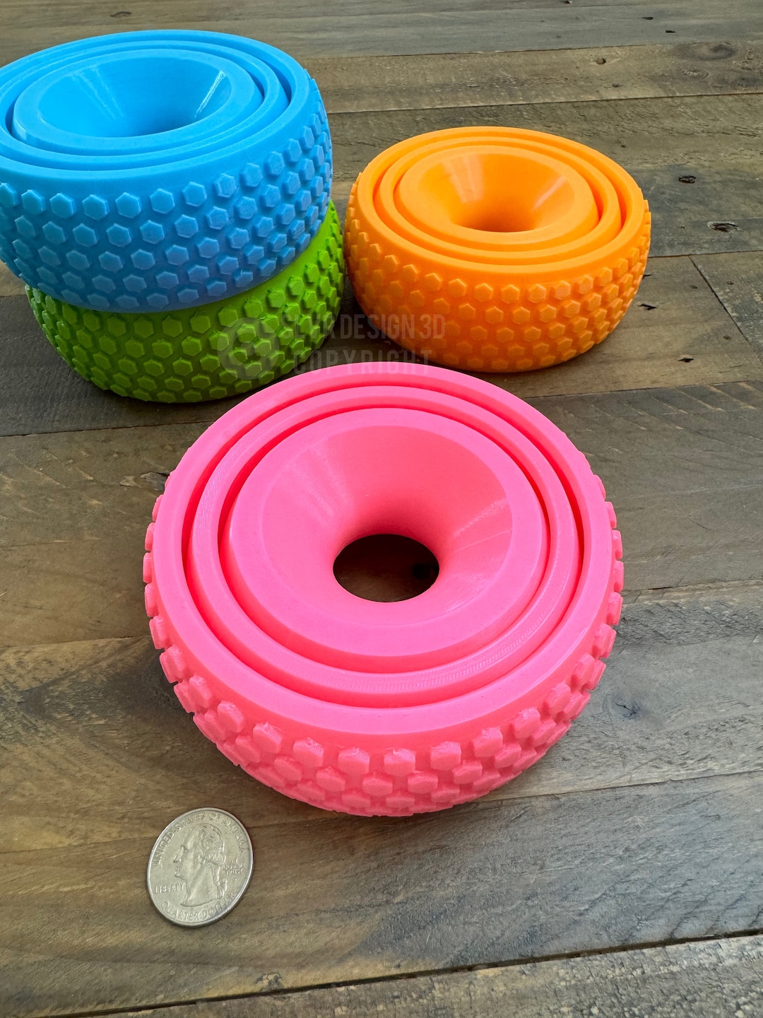 Super XL Gyro Fidget Spinner 3d Printed Gyroscope Trendy Gift Kids ...