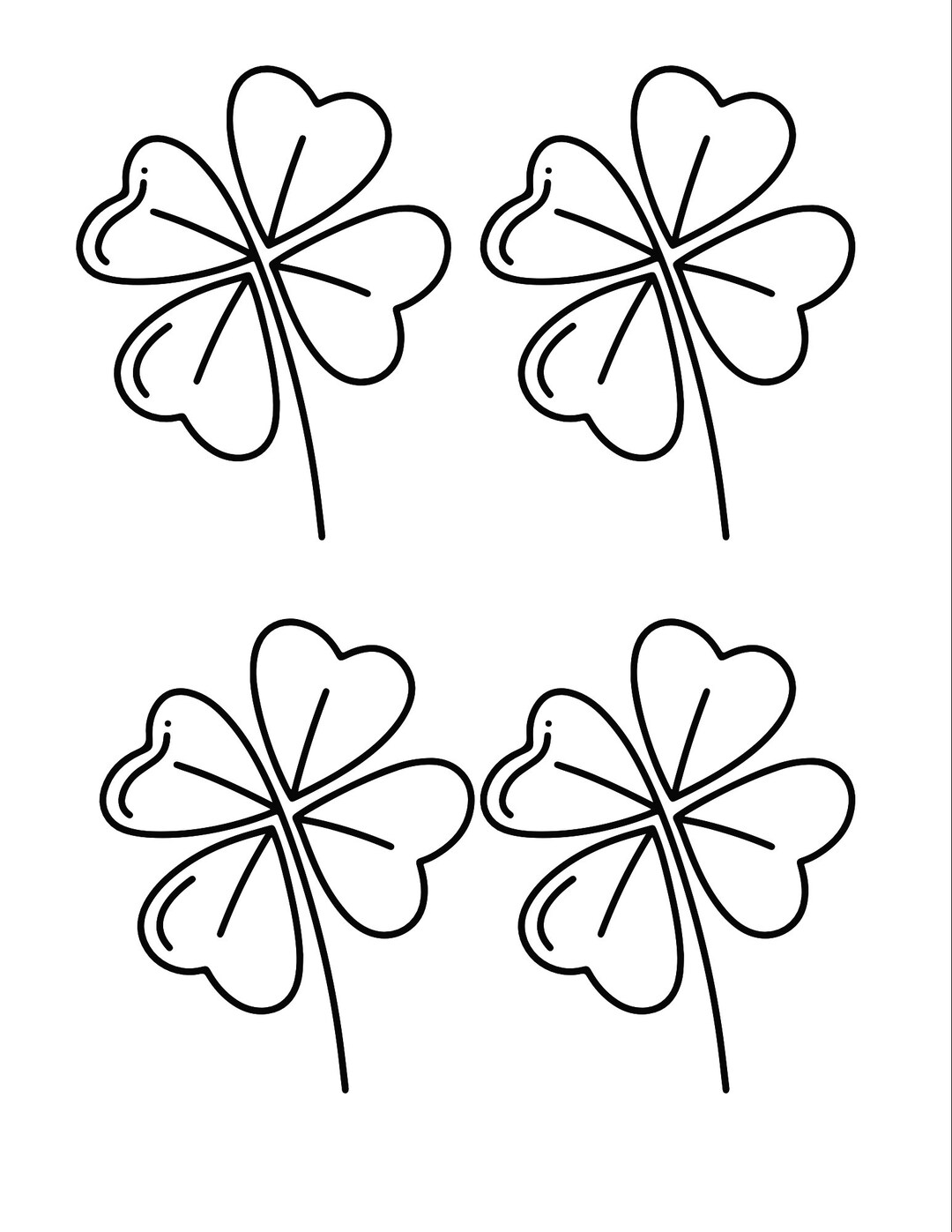 Clover Cut Outs - Etsy