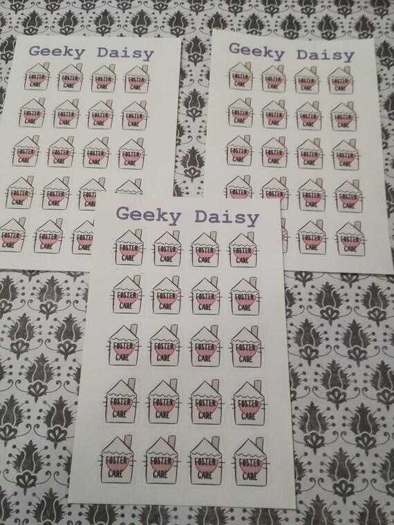 Newly Improved Foster Care Planner Sticker Set Calendars & Planners ...