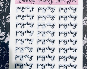 2564months of the Year Script Planner Stickers. - Etsy