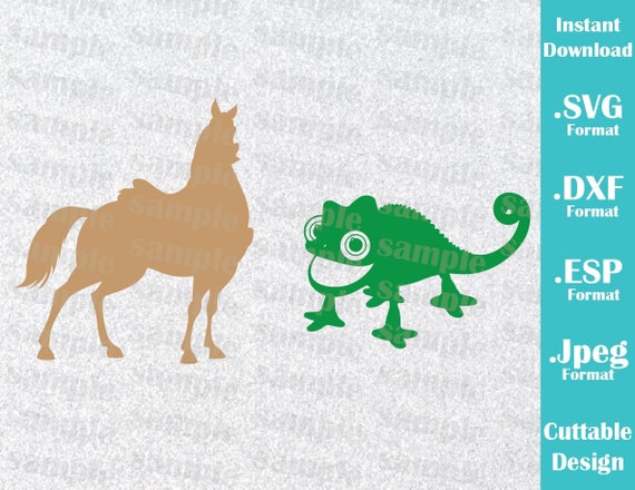 INSTANT DOWNLOAD SVG Disney Inspired Maximus and Pascal | Etsy