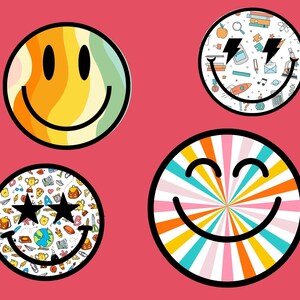 Smiley Face Png Bundle , Smiley Faces, Emojis, Dtf, Sublimation, Png - Etsy