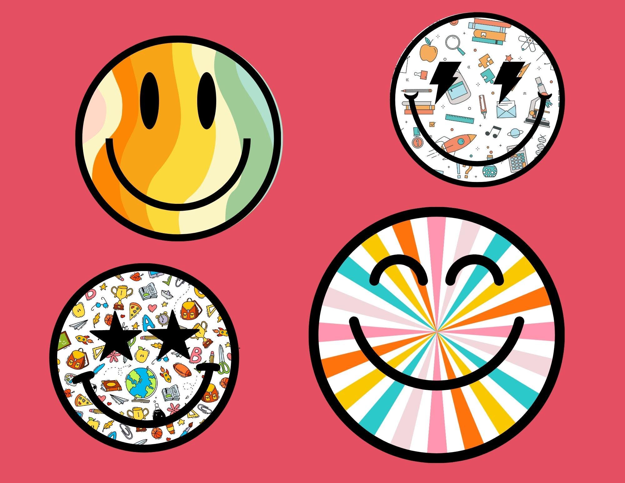 Smiley Face Png Bundle , Smiley Faces, Emojis, Dtf, Sublimation, Png - Etsy