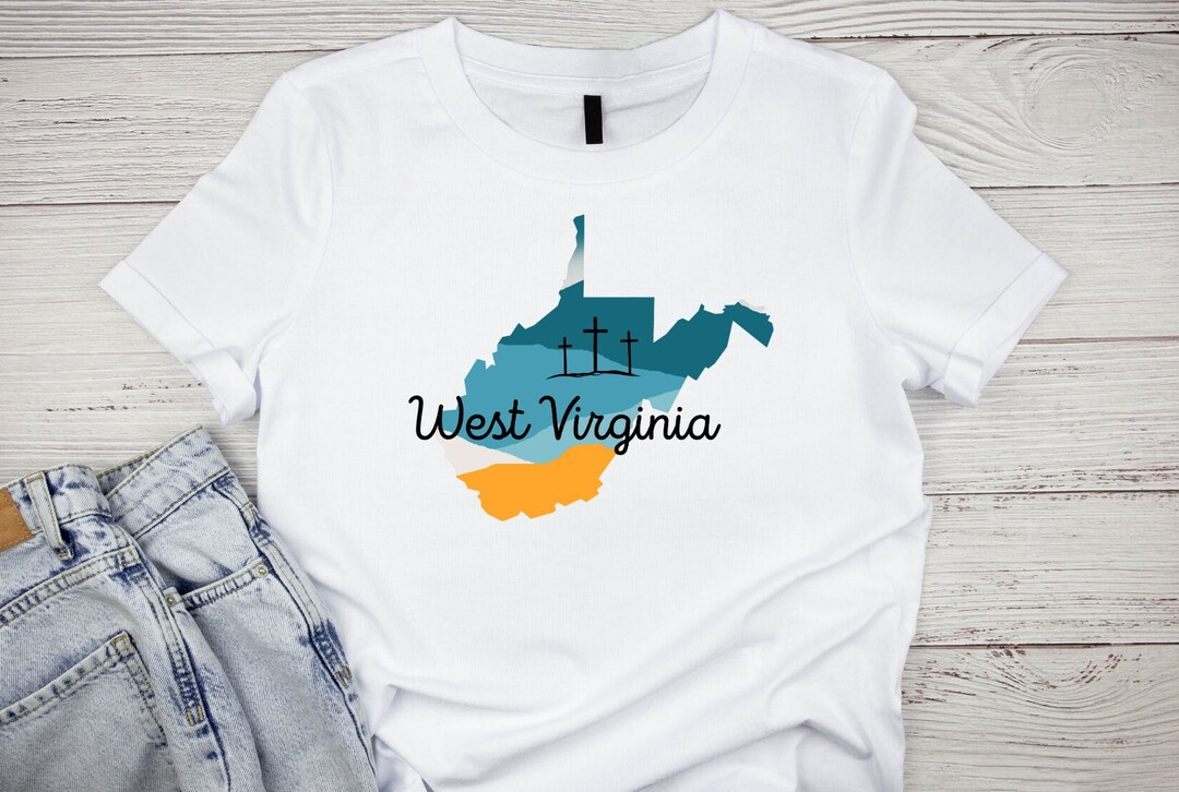 West Virginia, WV Digital Design, West Virginia Image, WV - WV Dtf ...