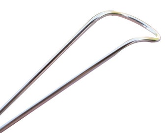 Silver Hair Pin German Silver Hair Jewelry - Etsy