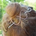 Silver Loop Hair Pin - Etsy