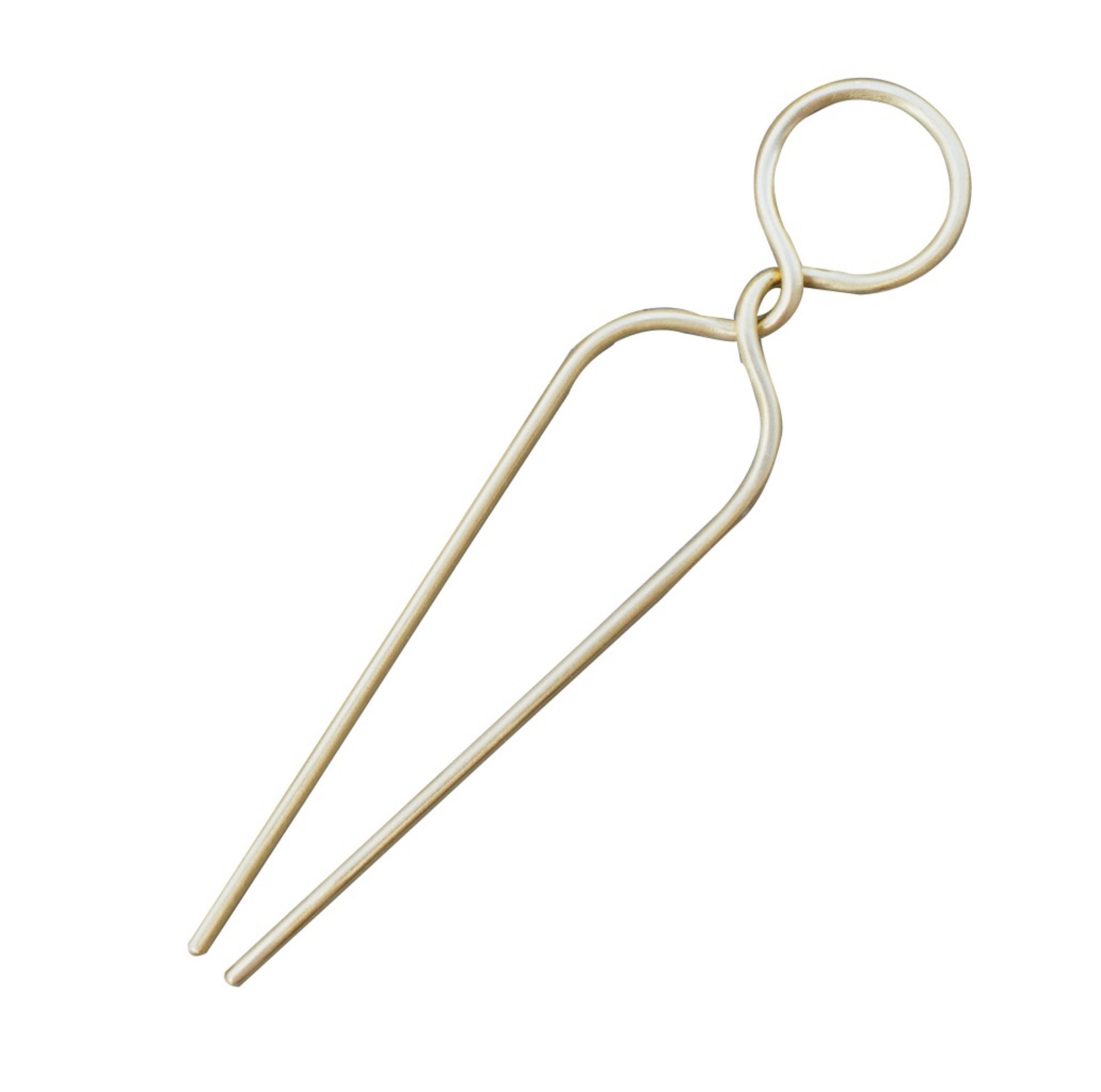 Loop Brass Hair Pin - Etsy