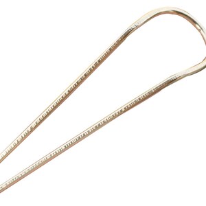 Curved Brass Hair Pin - Etsy