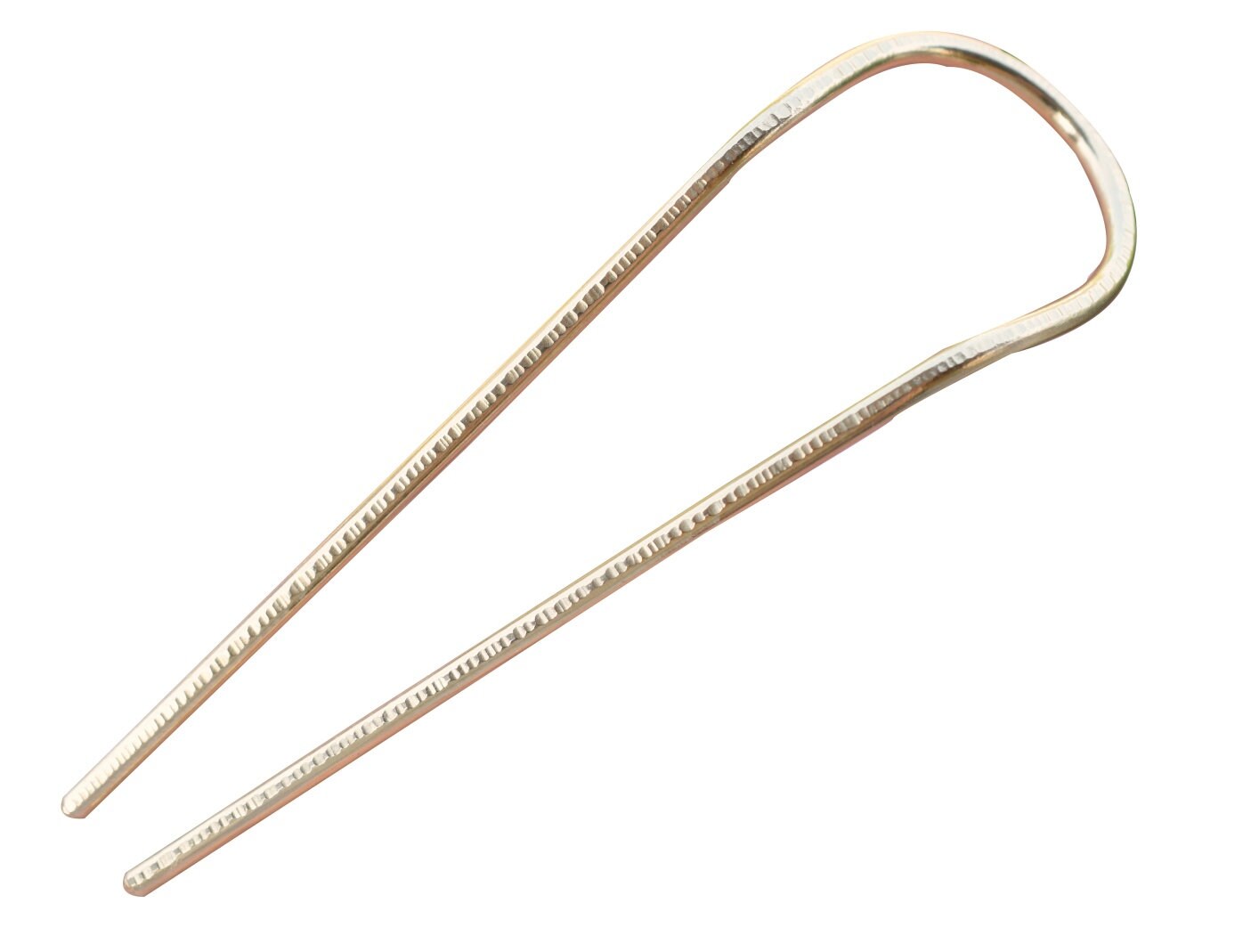 Curved Brass Hair Pin - Etsy