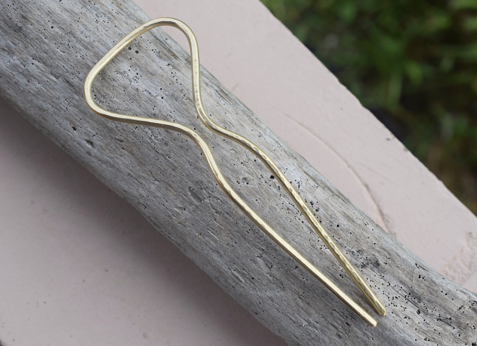 Brass Hair Holder, U Shaped Hair Pin - Etsy