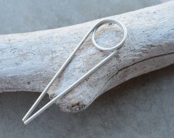 Silver Hair Pin German Silver Hair Jewelry - Etsy
