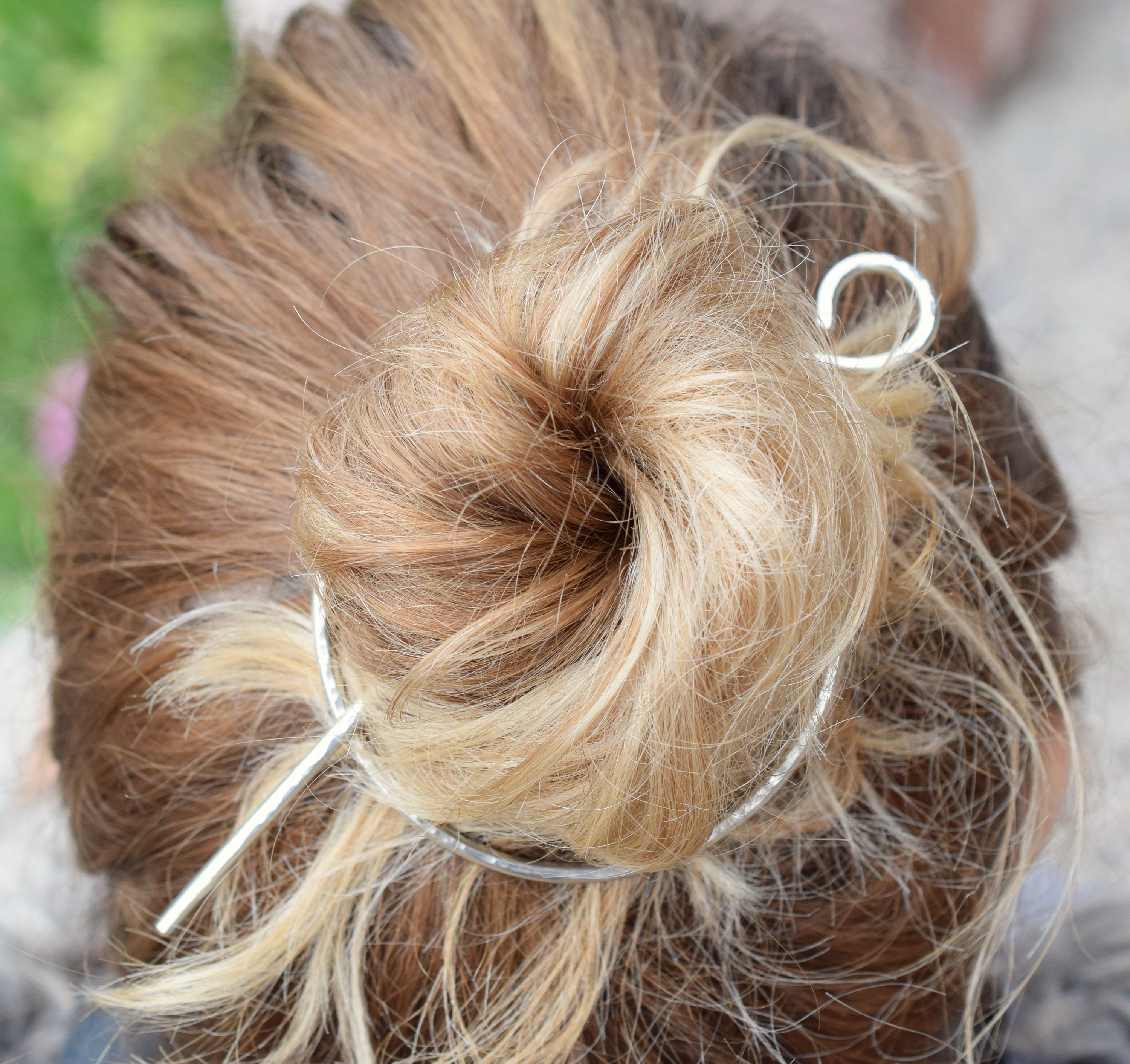 Hair Barrette Silver Barrette Hair Jewelry - Etsy