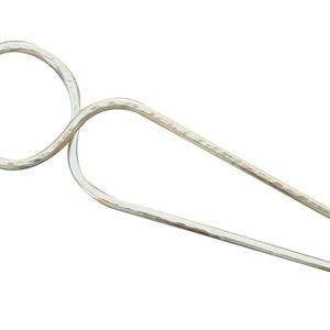 Brass Circle Hair Pin, Loop Hair Stick - Etsy