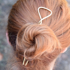 Loop Brass Hair Pin - Etsy