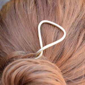 Loop Brass Hair Pin - Etsy
