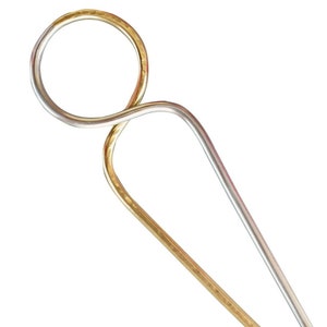 Bicolor Loop Hair Pin, Hair Jewelry - Etsy