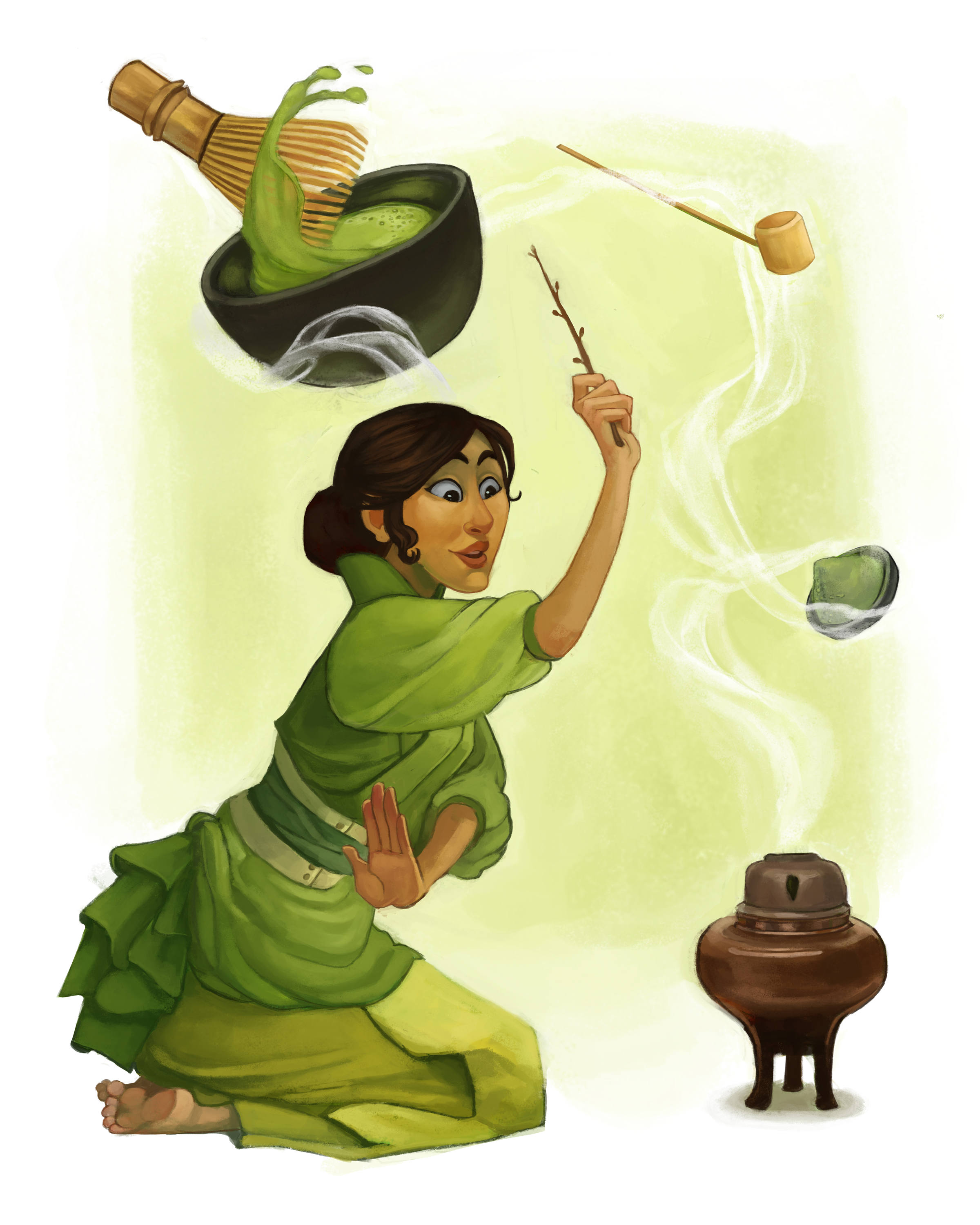 Green Tea Witch - Etsy