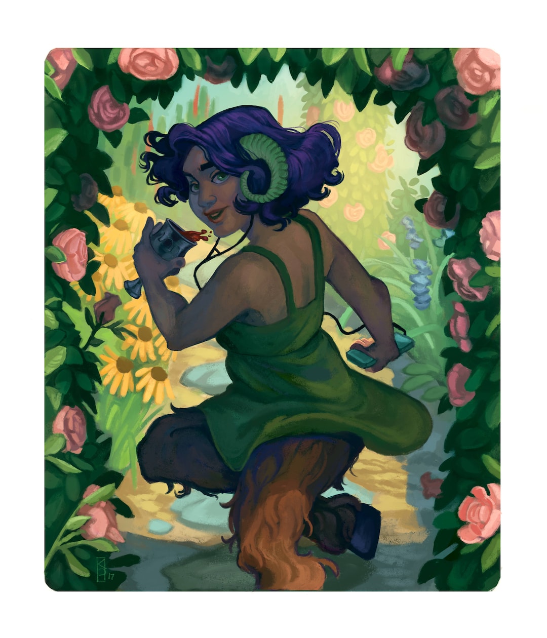 Moderny Myths Faun • Fine Art Print • Illustration • Mythology • Faun ...