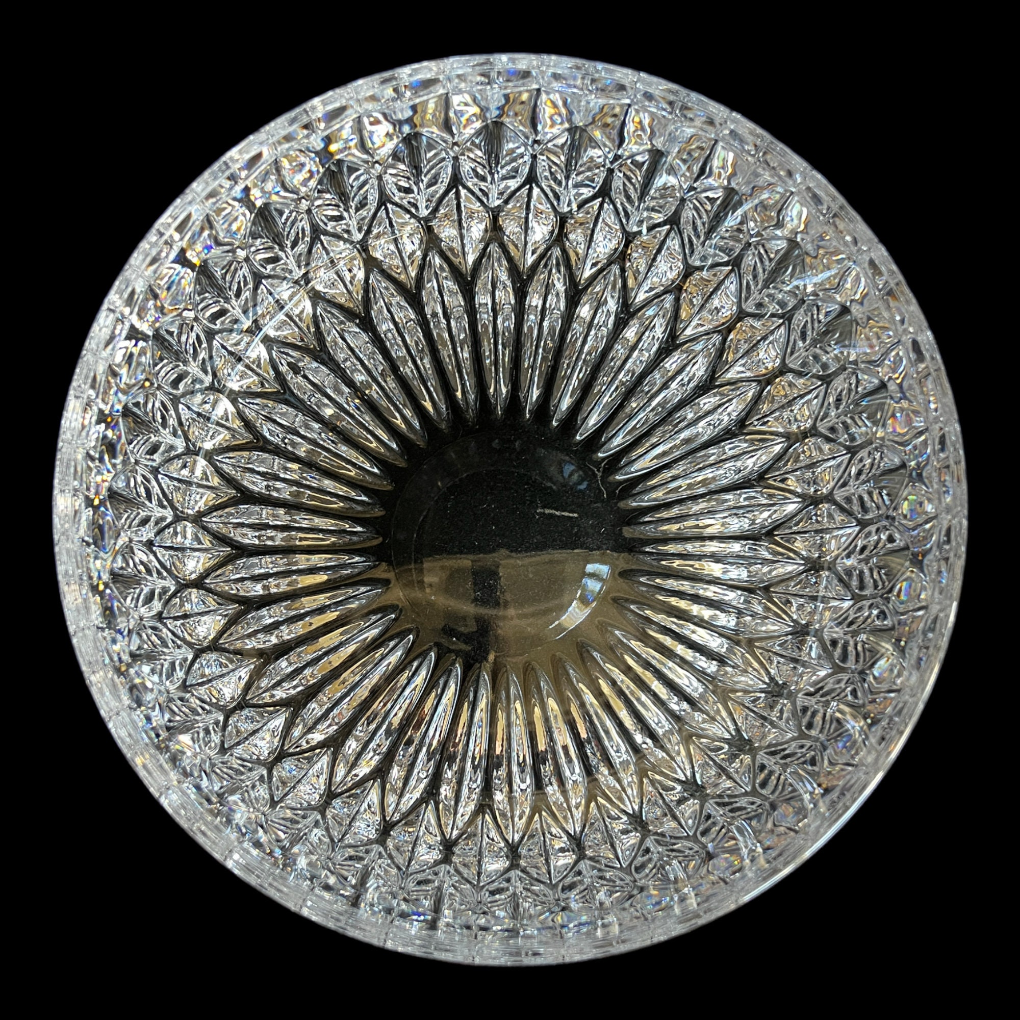 Gorham Full Lead Crystal Nachtmann Germany Althea Cut Crystal Dish Made ...