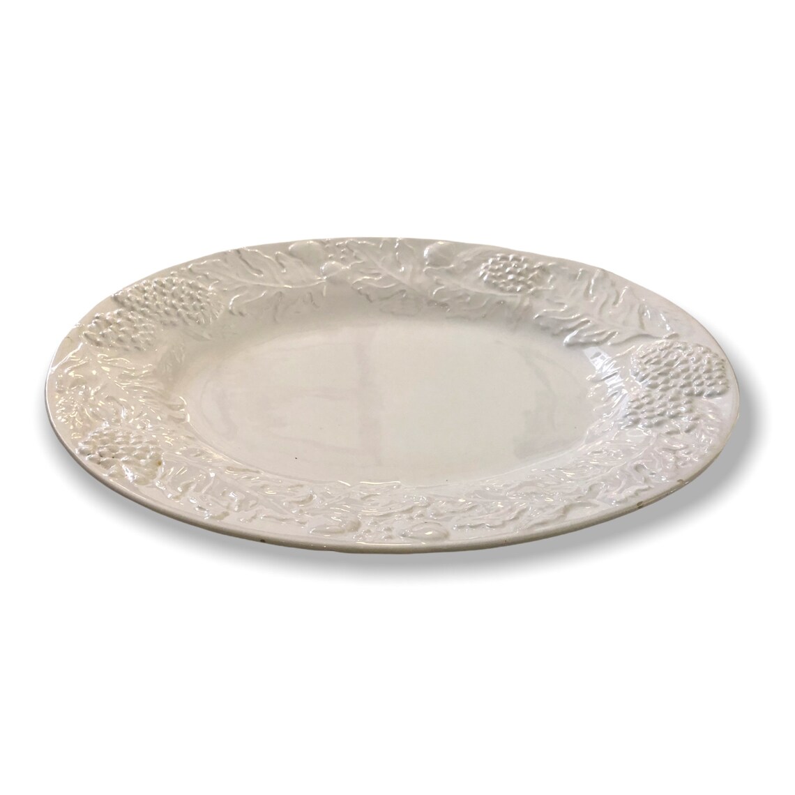 Serving Platter Ironstone-style Ceramic W/ Fall Thanksgiving Maple ...