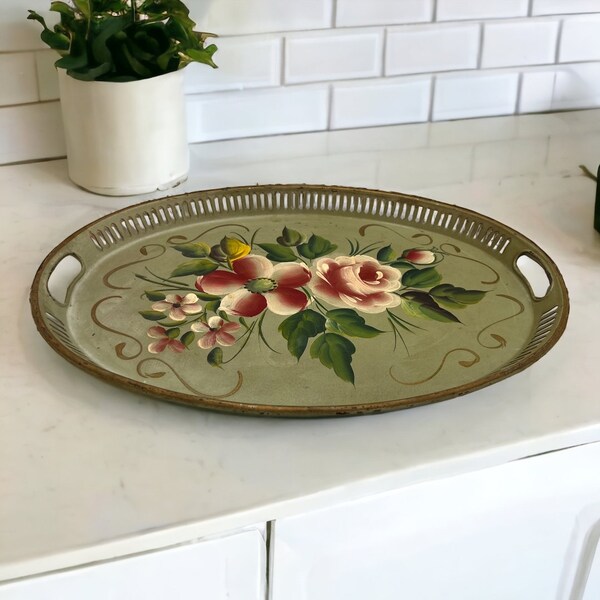 Tole Painted Flowers - Etsy